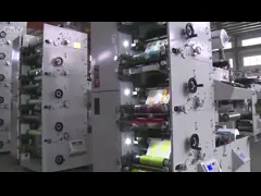 China 310mm Printing Width Roll To Roll Flexo Printing Machine With Rotary Die Cutting for sale