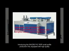 China Small PVC Profile Extruder Machine Production Line PE PP Window Profile Extrusion Line for sale