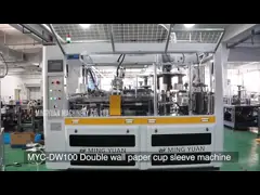 MYC-DW100 Máquina de tazas de papel de doble capa de alta velocidad totalmente automática