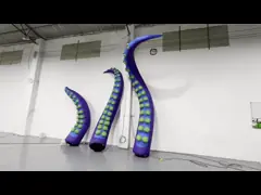 Décoration du bâtiment pour la publicité Calmar gonflable Tentacles de pieuvre gonflable
