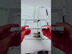 FDB0216J 16ports FTTH 1*8 PLC Splitter Optical Distribution Box IP65 Indonesia Telecom 2 Doors Gray