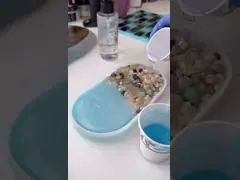 China 1/1 Clear Epoxy Adhesive For Creating Clear Resin River Art Tables for sale