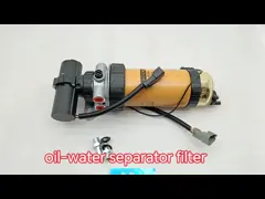 China 3491063 Excavator Filter Element Construction Spare Part Fuel Filter Assembly 349-1063 For 420D 422F 432E 442D Backhoe Loader for sale