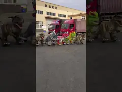 China Animatronic Electric Dinosaur Ride on Coin Operated Shopping Mall Ride for sale