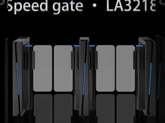 アルミ スピードゲート ターンスタイル 事務所 セキュリティゲート アクセスコントロール 歩行者ゲート