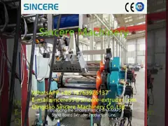 Plastic PS PMMA PS Sheet Board Extruder Production Line