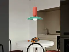 Nordic modern macaron minimalist living room Iron dining room chandelier Pendant Light