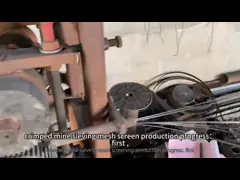 Heavy Duty Carbon Mild Steel  45#  65mn Viberating Mine Sieving Crimped Wire Sand Quarry Stone Rock