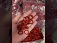 China Red Silicone O Rings 10 Bar Pressure 30-60% Compression Set for sale