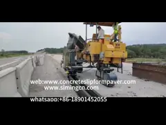 Pavimentatore a scivolo di 2500 mm di larghezza per pareti antincollisione e fossati di drenaggio