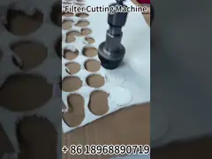 China 2KW HEPA Filter Round Cutting Machine 220V PLC Control for sale