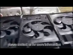 China AC Cooling Radiator Electric Fan Assembly Car Electrical Cooling System Cooling Fan Radiator For Volvo OE 31319166 for sale