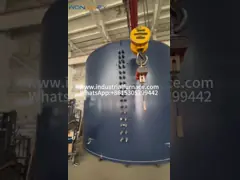 This is an electrical resistance pit type heat treatment furnace