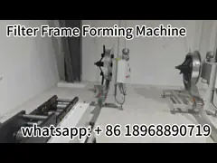 2.2KW Bag Filter Outer Frame Forming Machine Galvanized Coil HVAC Air Filter Tipo