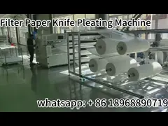 1050 mm Width Filter Paper Knife Pleating Machine