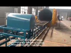 Impregnato sotto vuoto ad alta pressione Impianti di trattamento del legno Macchinari Conservazione chimica Non deformazione