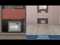 China File Storage Box Fireproof Safe Box Solid Steel Double Keys Lock for sale
