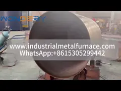 a nitriding furnace muffle tank for heat treatment