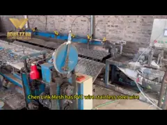 Grigia catena di legami a maglia di filo galvanizzato rivestito in PVC