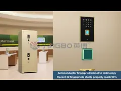 China Smart Bank Biometric Commercial Safe Box Fingerprint Lock H1880mm With 7 Open Ways for sale