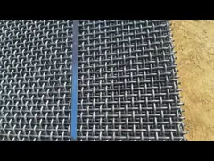 Heavy Duty Mild Steel 45# 65Mn Crimped Wire Mesh Mine Sieving Mesh