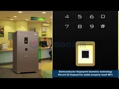 China Biometric Fingerprint Lock Luxury Safe Box Smart For Bank Security YB/ZY-100 for sale