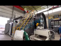China PPH PE Plastic Winding Pipe Extrusion Line  Drainage Drip Irrigation Pipe Making Machine for sale