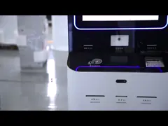 China OEM ODM Free Standing Self Service Kiosk With QR Code Scanner For Mall for sale