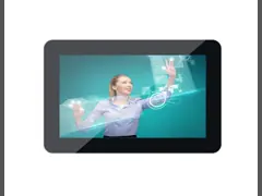 China 15" zero-bezel PCAP multi touch LCD monitor display vandal proof, G+G, IP65 front, low power for sale