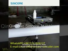 China Water Supply Drainage Double Wall Corrugated Pipe Machine PVC PPR Pipe Extruder for sale