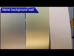 Metal background wall Pvc Wall Panels