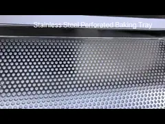 Customized Size Stainless Steel Perforated Baking Drying Tray