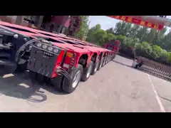 Cina Il rimorchio modulare a 12 assi con sterzo idraulico può trasportare carichi extra lunghi e extra pesanti in vendita