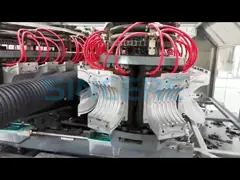 China HDPE Double Wall Corrugated Pipe Extrusion Line Manufacturing For Agriculture Drainage for sale
