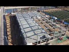 China Large Span Pre Engineered Steel Buildings with Crane Support for sale