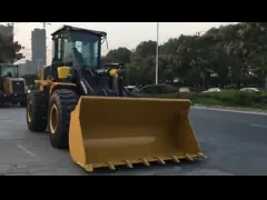 4 Ton XCMG LW400KN Pilot Control With joystick Wheel Loader Bucket 2.4m3