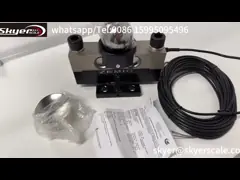 China ZEMIC HM9B Weighing Load Cell 20t  30t Double Shear Beam Load Cell White Bottom For Weighbridge for sale