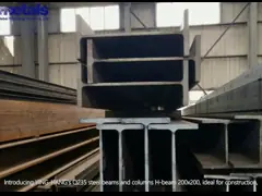 Q235 Traverse e colonne in acciaio H Traversa 200x200 per la costruzione
