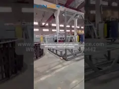 Lifting basket for the pit type furnace with heat treatment