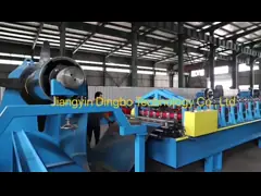 Deck floor roll forming machine