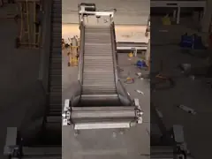 OEM Customized Drag Chain Conveyor Electric Control For Building Debris Transmission