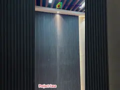 Cina Infissi in legno di plastica composito rivestimento pannello di parete a piombo Wpc interno pannello di parete in vendita