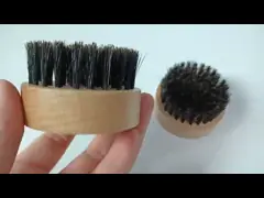 Easy To Clean Natural Wood Beard Brush Mens Grooming Brush  Exquisite