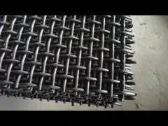 Mild Steel Crimped Wire Mesh Quarry Screen Mine Sieving Mesh For Crusher Hooked Vibrating