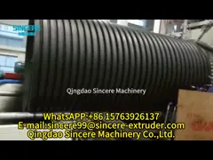China Computerized HDPE Corrugated Pipe Extruder Conduit Making Machine for sale
