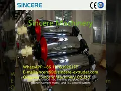 China Plastic Hollow PS PP PET Sheet Extrusion Line Machine OEM for sale