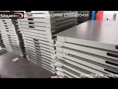 High Precision 1.2x1.2m 3 Ton Stainless Steel Digital weighing floor scale