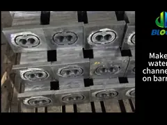 China Anti Corrosion Twin Plastic Extruder Screw Barrel For PEEK PVDF Production for sale