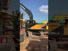 Good Health Second-hand Hyundai Excavator With 112 KW Power