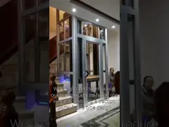 Automatic Doors Silent Home Traction Gearless Elevator Villa Elevator Lift